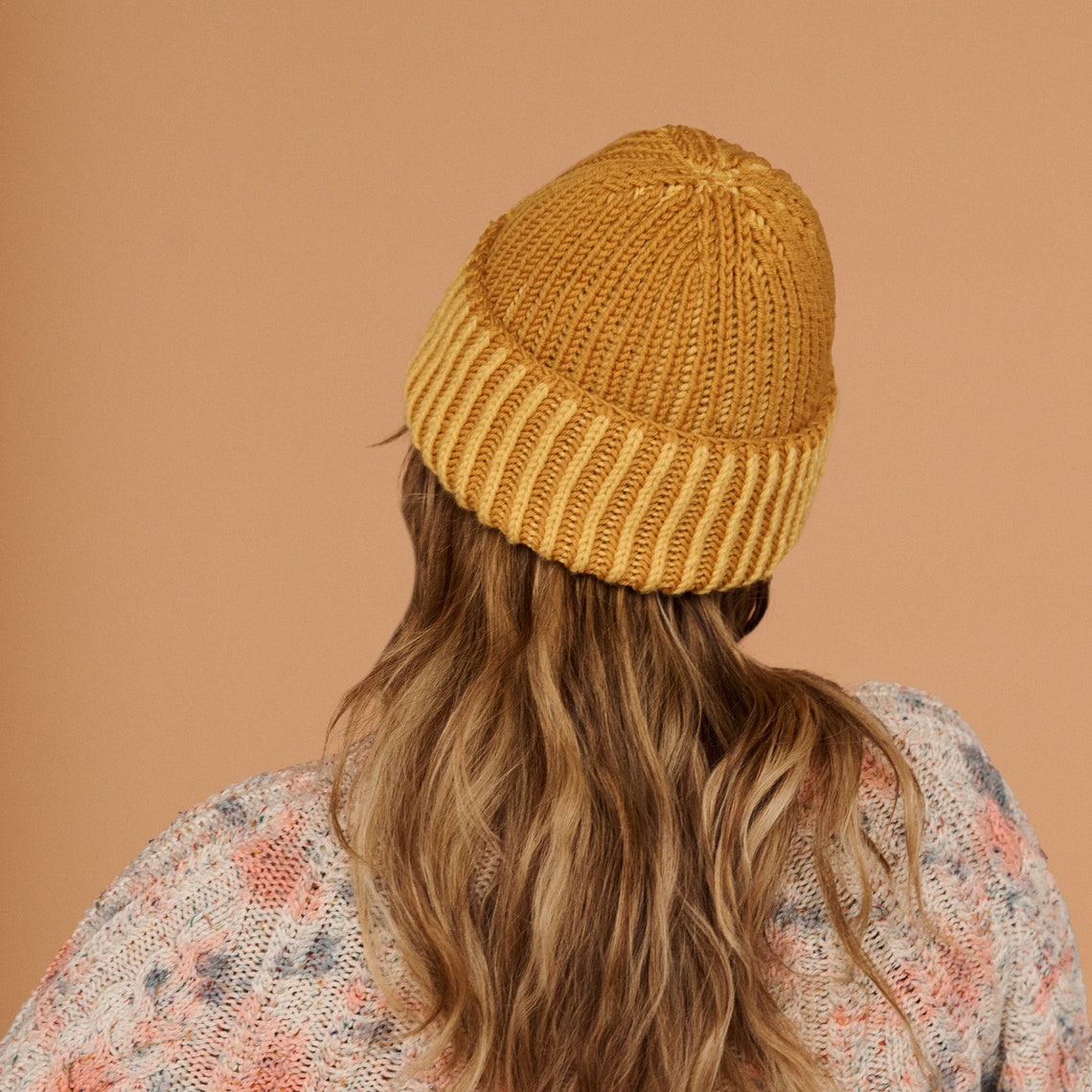 GEMINI Hat Beanie Reversible Striped Knitting Hat Pattern | Etsy