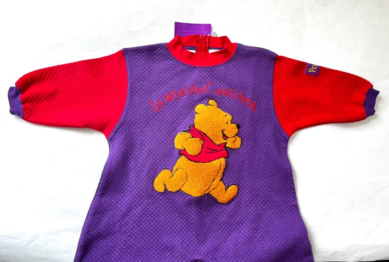 Vintage 24m NWT 90s Winnie the Pooh Onesie Pajamas Sleeper - Etsy