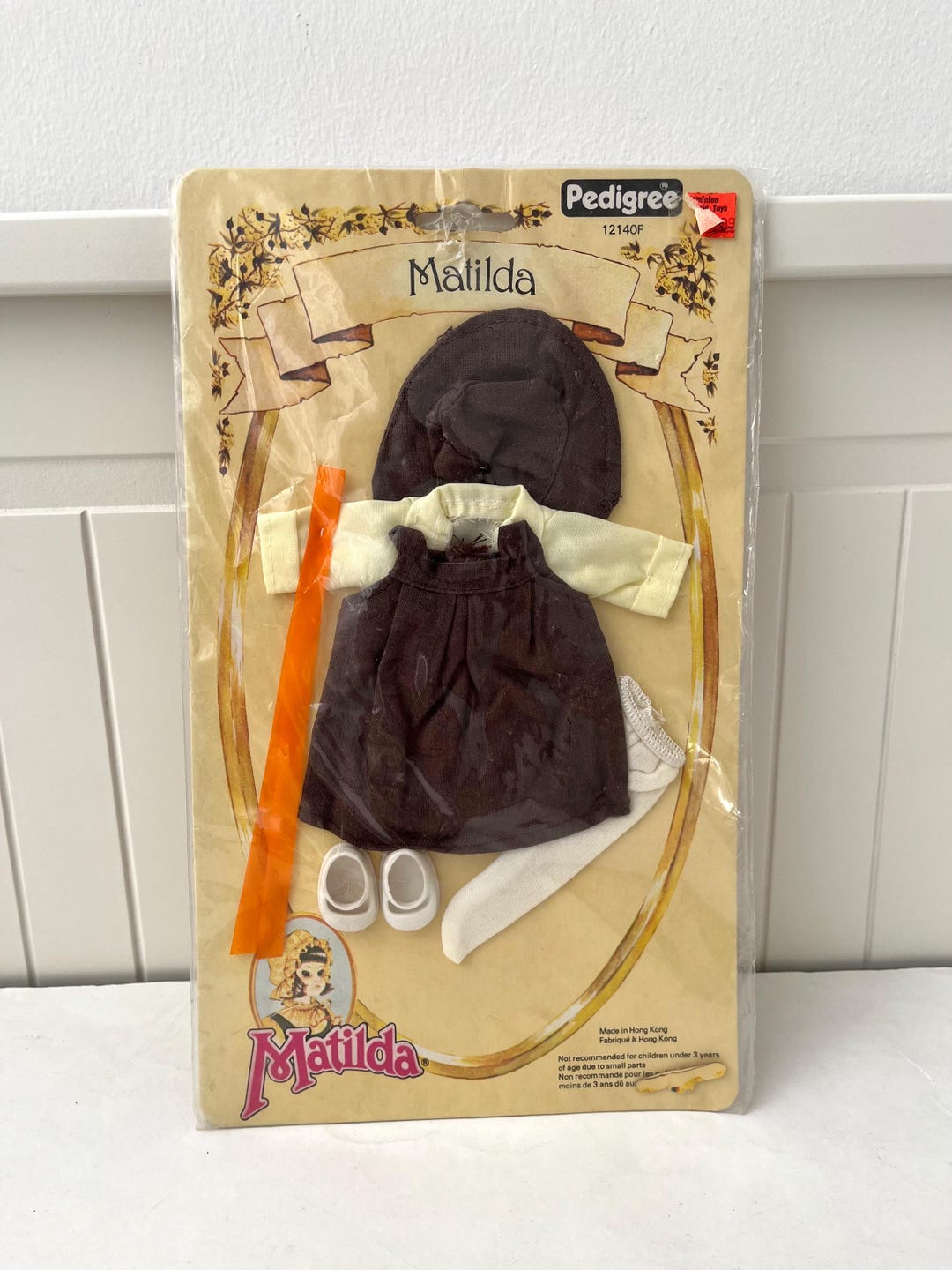 Vintage Pedigree Matilda Dress Outfit Fashion Doll Outfit Mint on Card ...