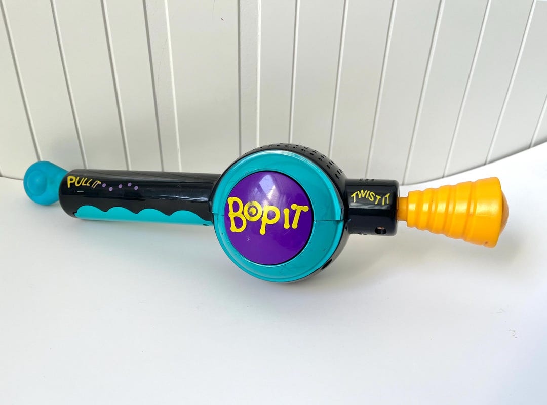 Vintage Original Bop It Push and Pull Electronic Game by Hasbro 1996 ...