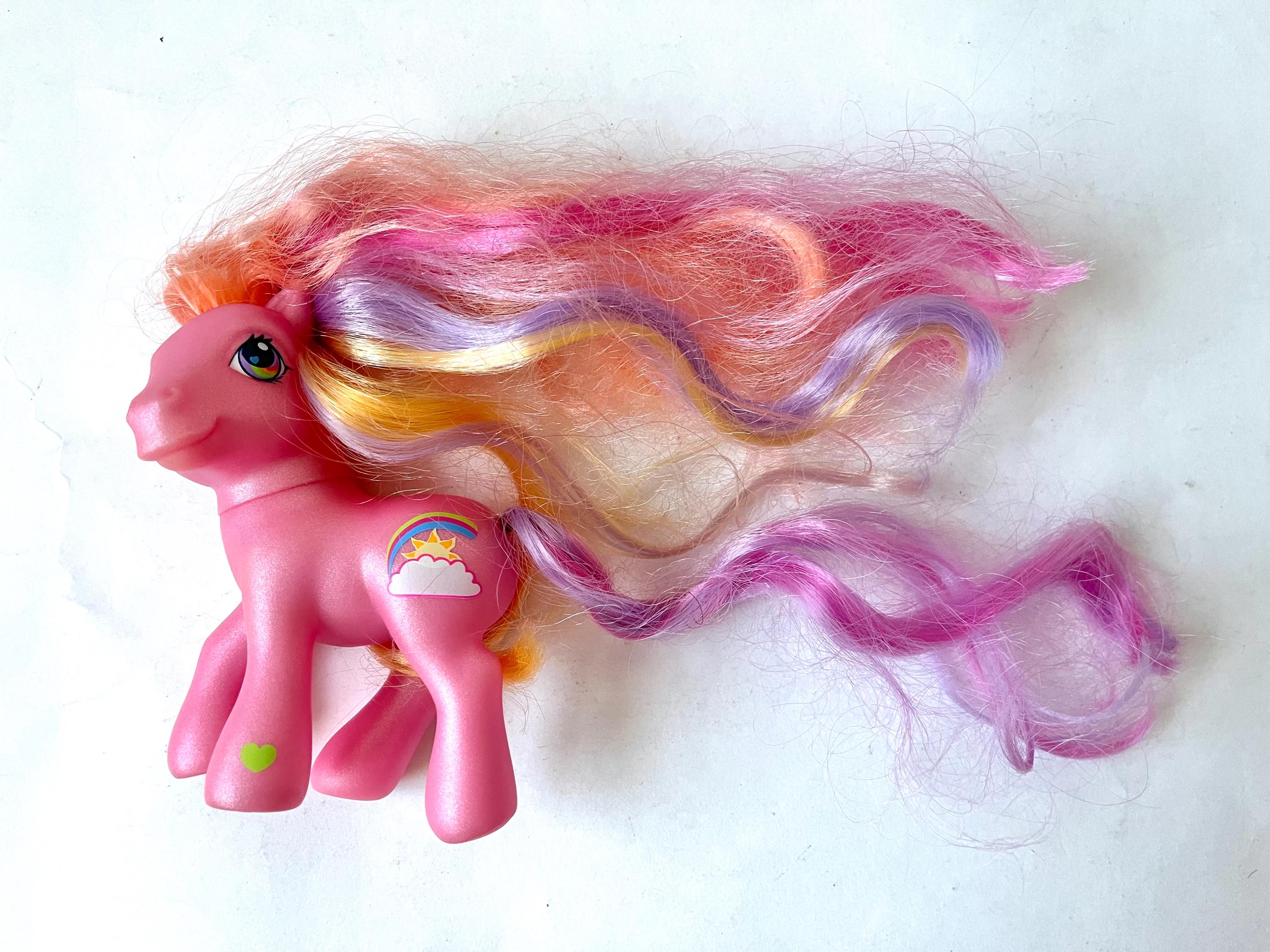 Vintage My Little Pony G3 Pink MLP Sweetberry Rarity Unicorn Rainbow ...