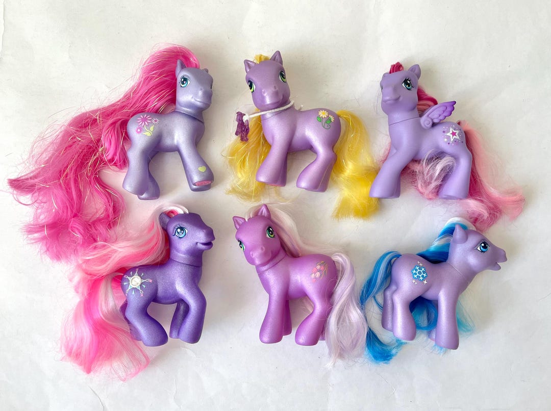 Vintage My Little Pony G3 Purple MLP Petal Blossom Daisy Jo Starsong ...