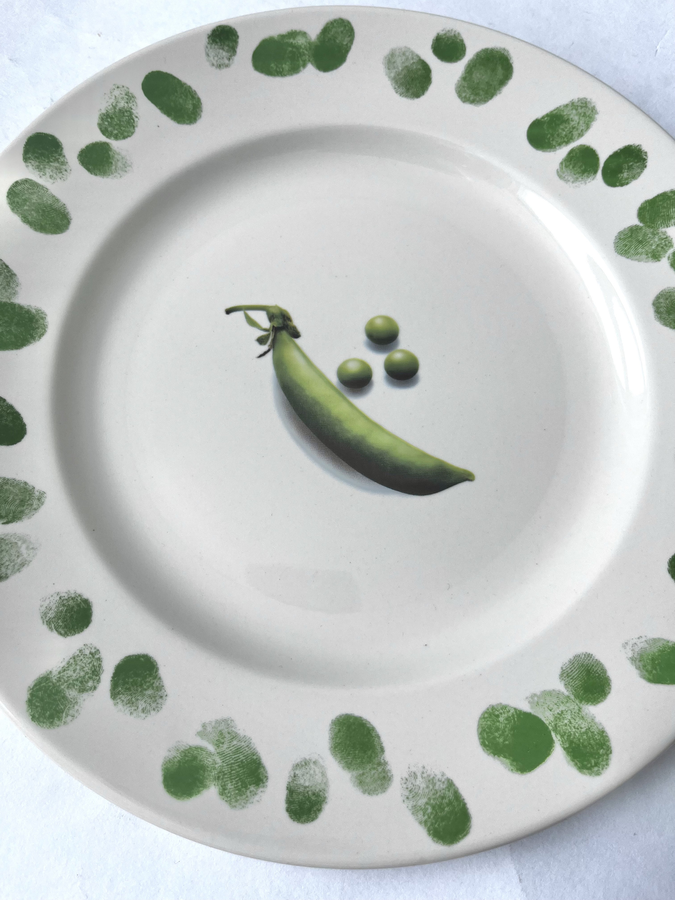Rare Prinknash Abbey Pottery Plate Green Peas 9 Clifford - Etsy