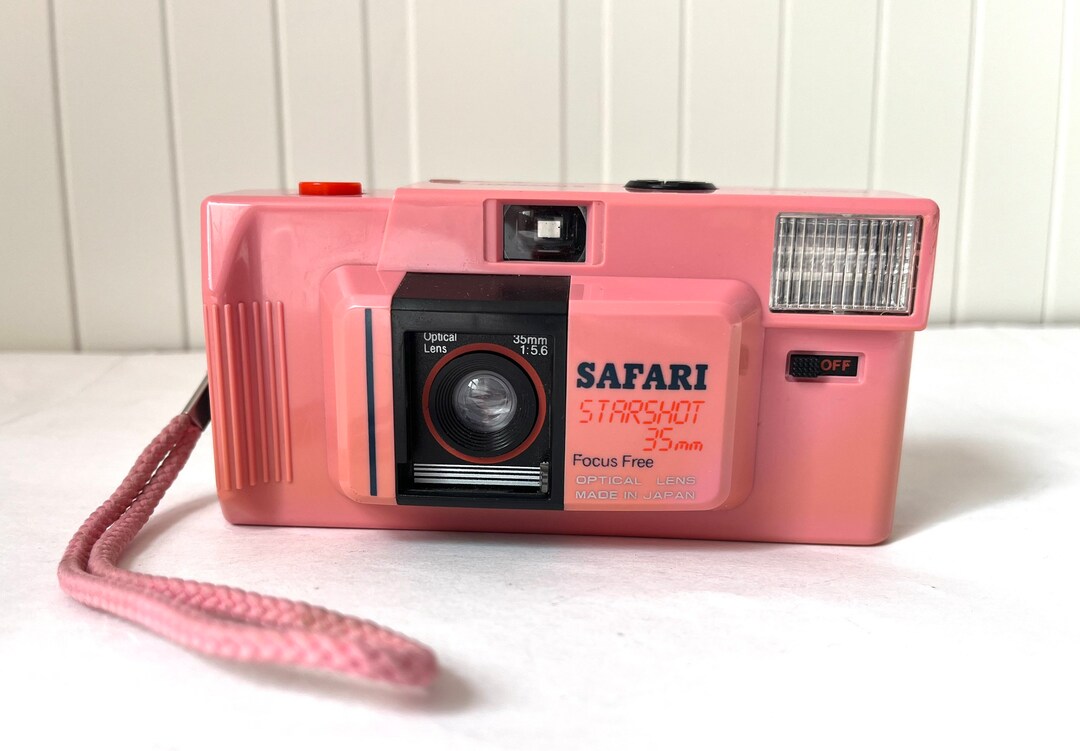 Vintage Safari Starshot 35mm F:5.6 Pink Point and Shoot Camera FCC-160 ...