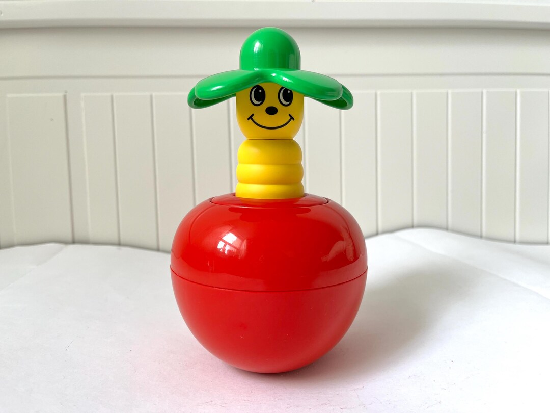 Vintage Lego 2973 Worm in Apple Musical Roly Toy Music - 2001 Musical ...