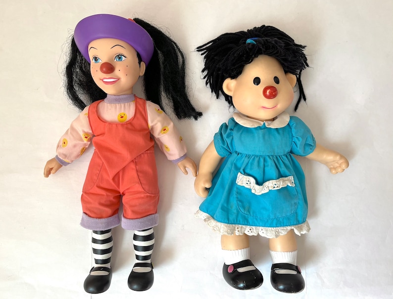 Vintage Big Comfy Couch Playmates Dolls Molly & Loonette Clown 1996-97 ...