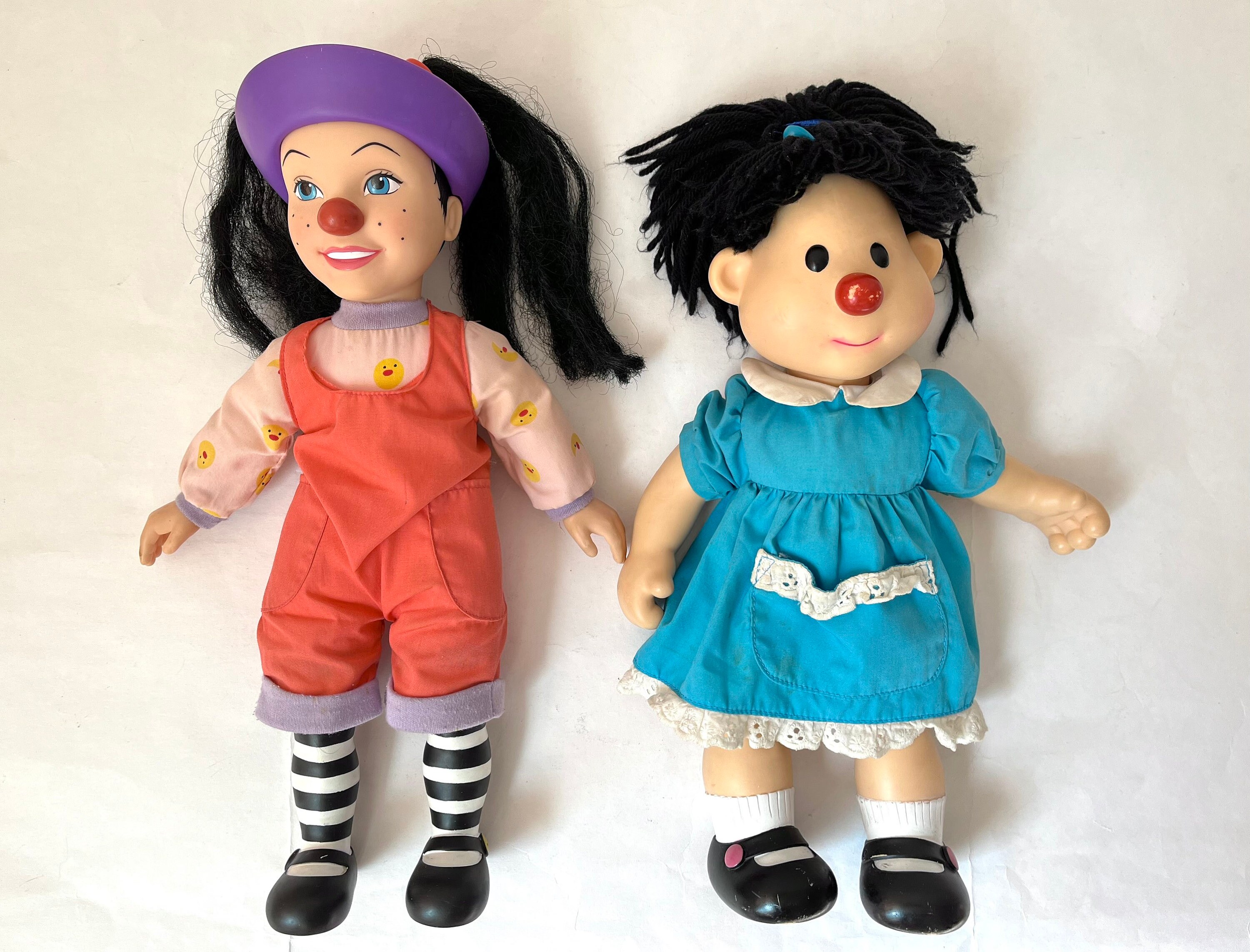 Vintage Big Comfy Couch Playmates Dolls Molly & Loonette Clown 1996-97 ...