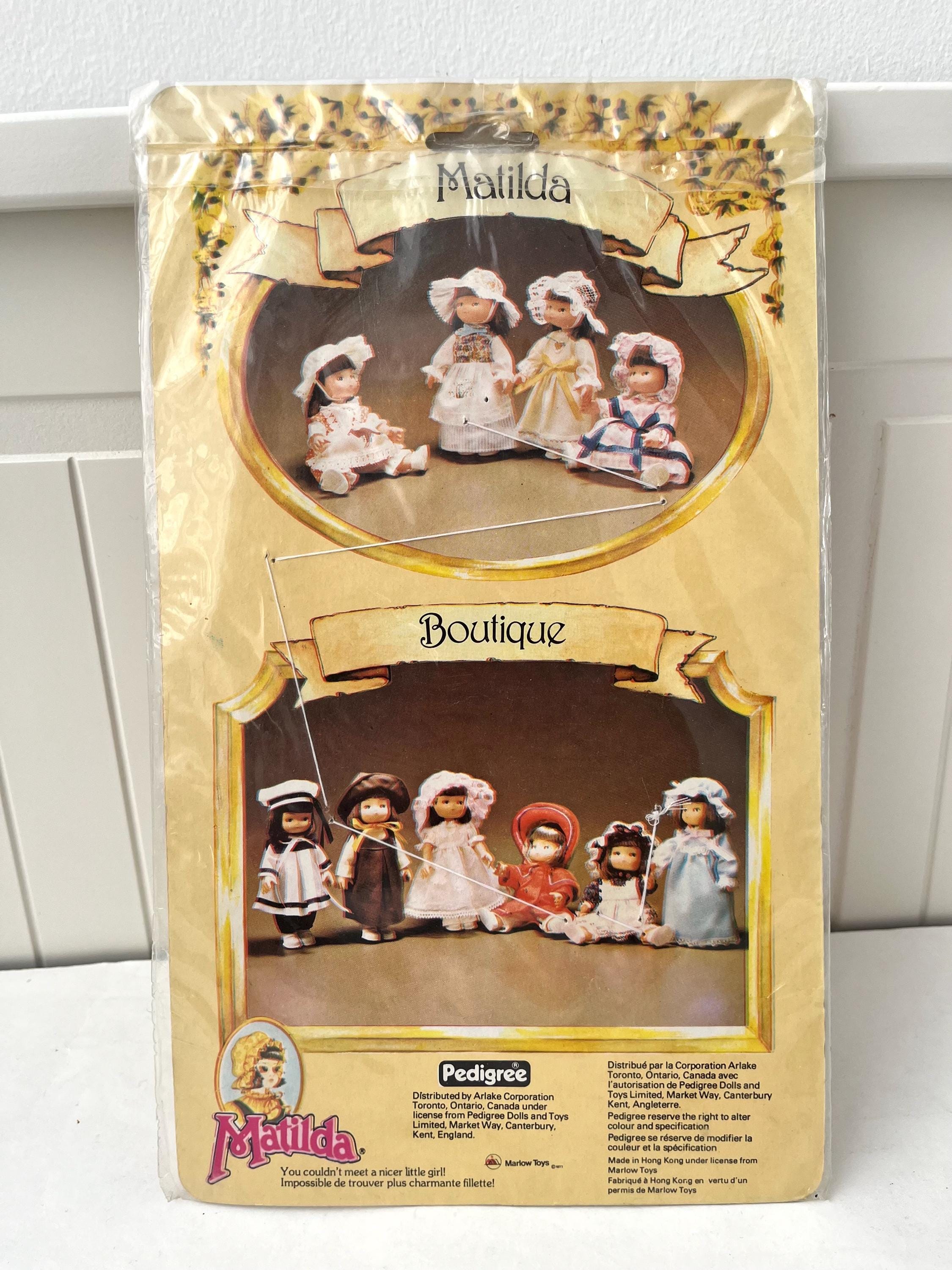 Vintage Pedigree Matilda Dress Outfit Fashion Doll Outfit Mint on Card ...