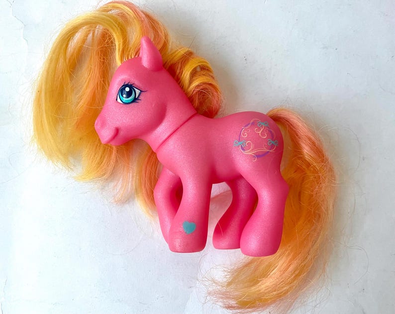 Vintage My Little Pony G3 Pink MLP Sweetberry Rarity Unicorn Rainbow ...