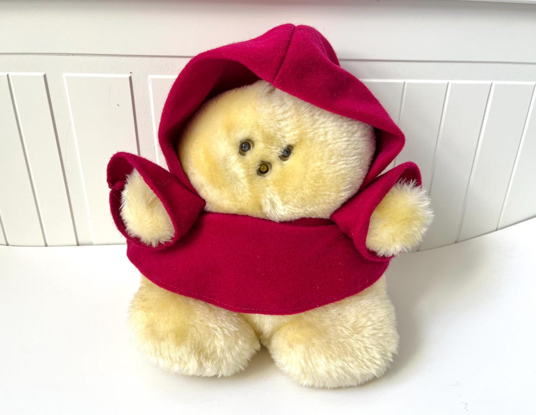 1985 Vintage Chubbles Interactive Plush Toy Animal Red Cape - Animal ...