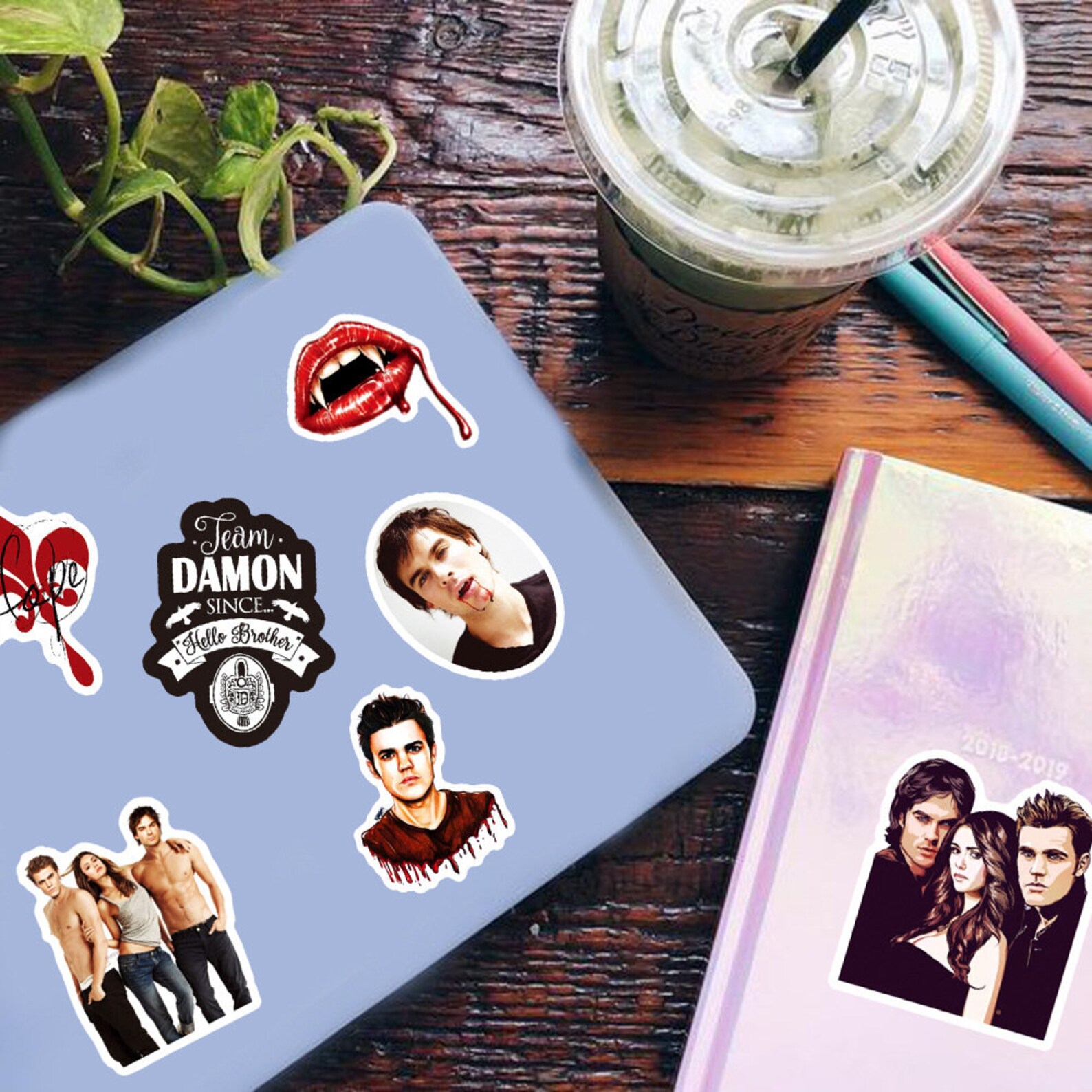 50pcs The Vampire Diaries Sticker Pack For Laptop Water | Etsy