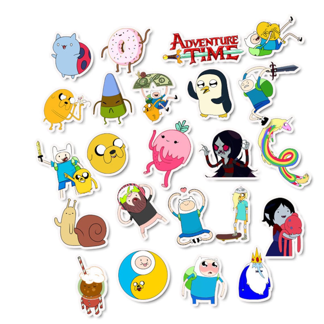 50pcs Adventure Time Sticker PackAnime Sticker Set For | Etsy