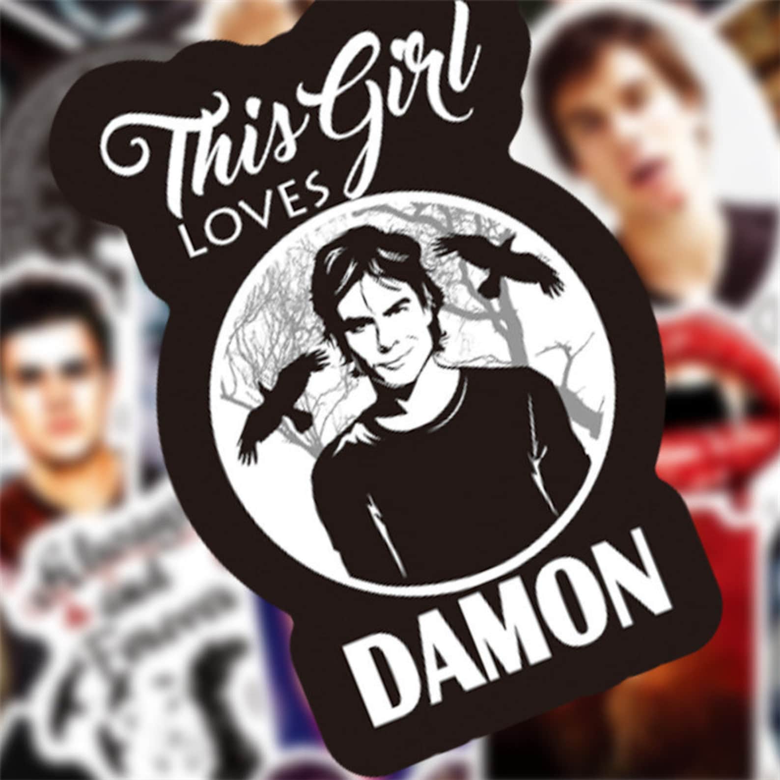 50pcs The Vampire Diaries Sticker Pack For Laptop Water | Etsy