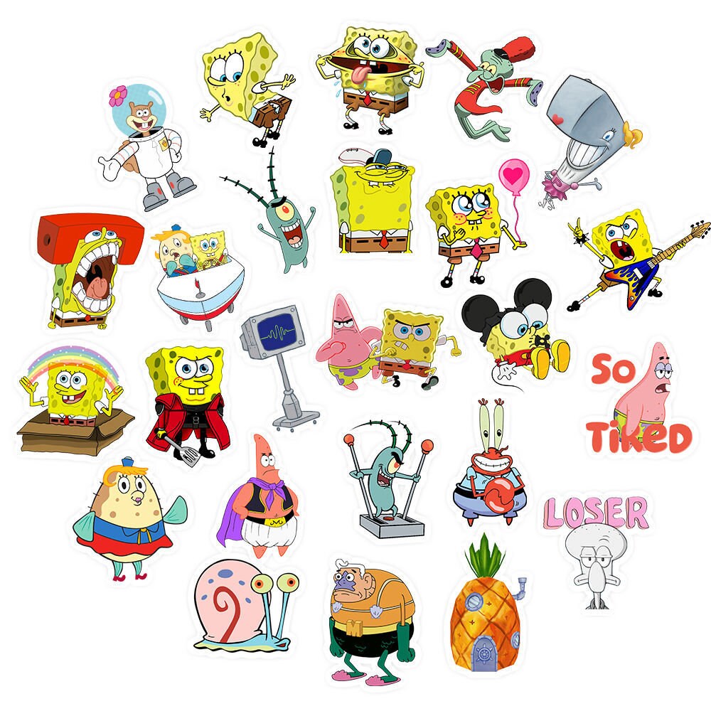 Spongebob Squarepants Sticker Meme Pack Laptop Decal - vrogue.co