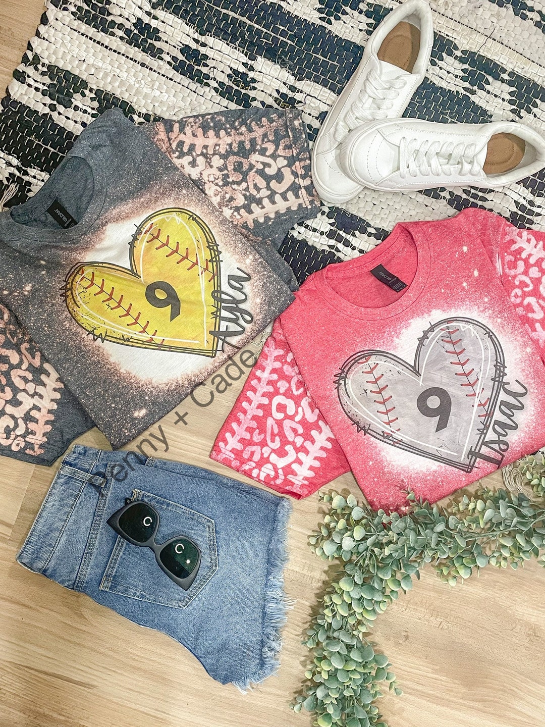 Baseball - Softball - Custom - Sports - Spring - Leopard - Bleached ...