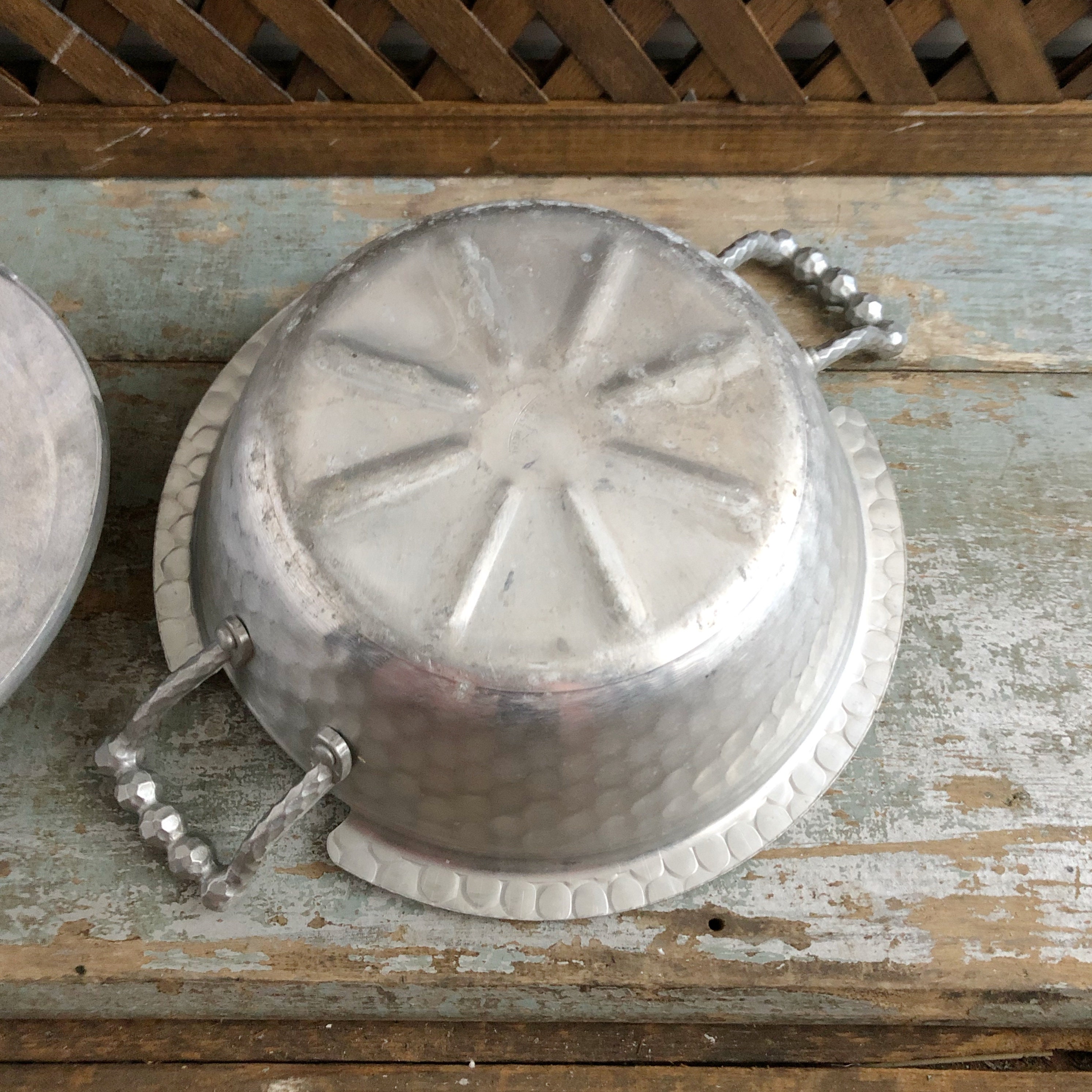 Vintage Aluminum Covered Dish With Handles - Etsy