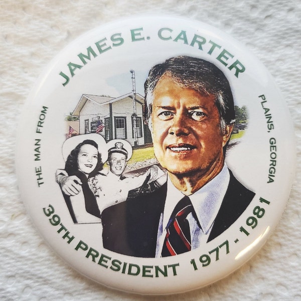 Jimmy Carter Button - Etsy