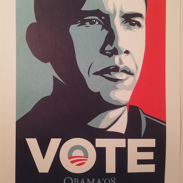 Obama Poster for President - Etsy