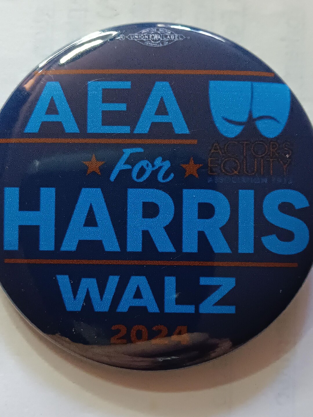 2024 AEA Actor's Equity Association Union Harris Walz Presidential ...
