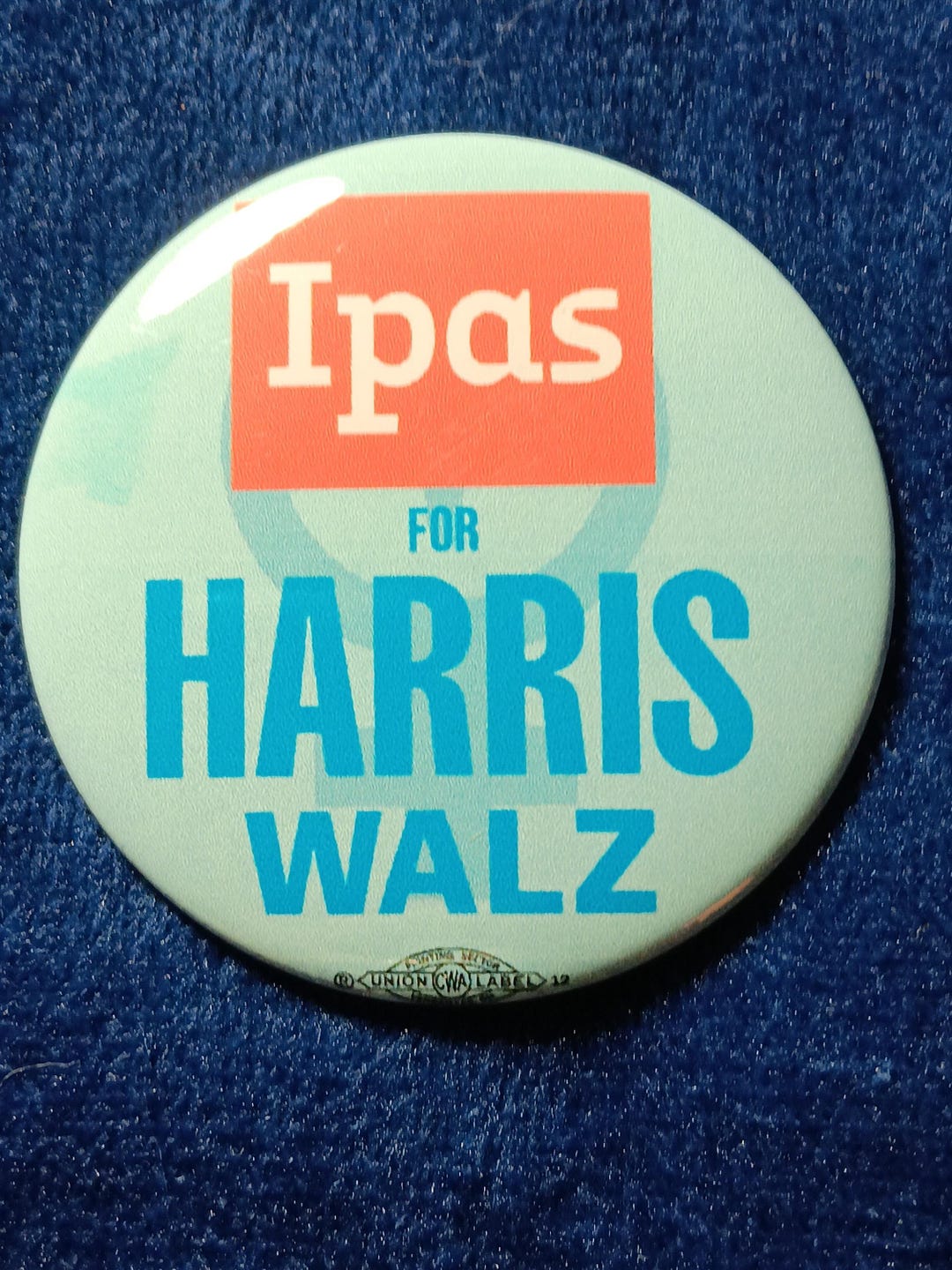 2024 Ipas Organization for Harris Walz Presidential Campaign Button - Etsy