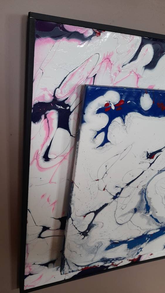 Double Layer 3D Abstract Painting - Etsy