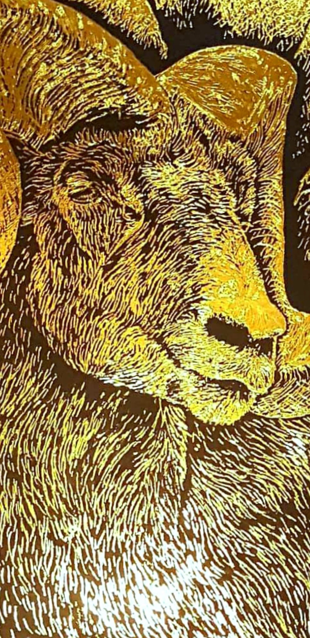 Golden Ram - Etsy