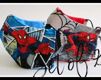 Spider Man Full Face Mask - Etsy