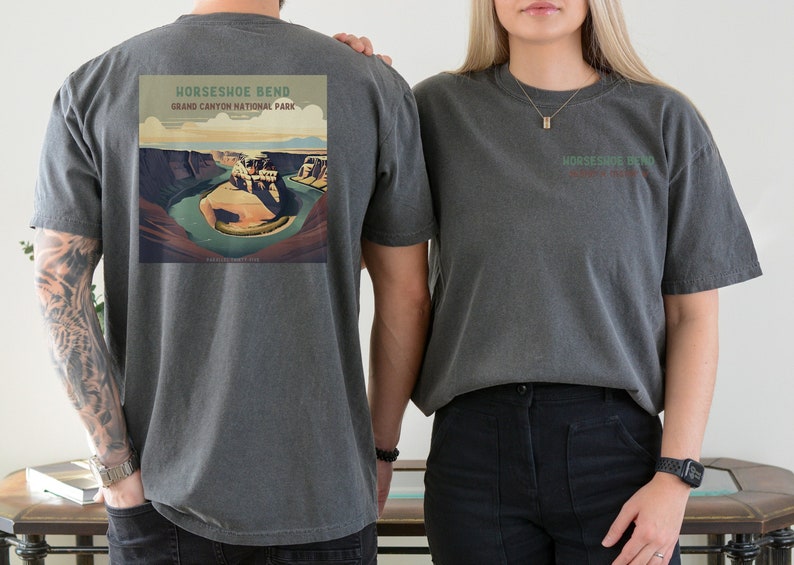 Horseshoe Bend T-shirt, Grand Canyon National Park T Shirt, Comfort ...