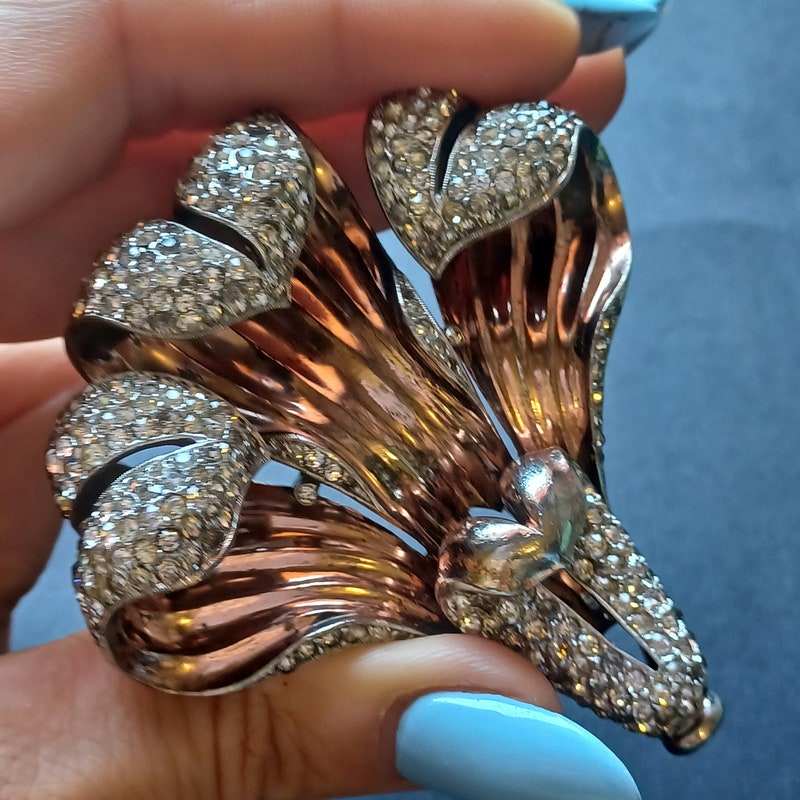 Trifari Brooch - Etsy