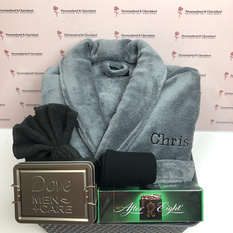 Personalised Dressing Gown for Men - Etsy UK