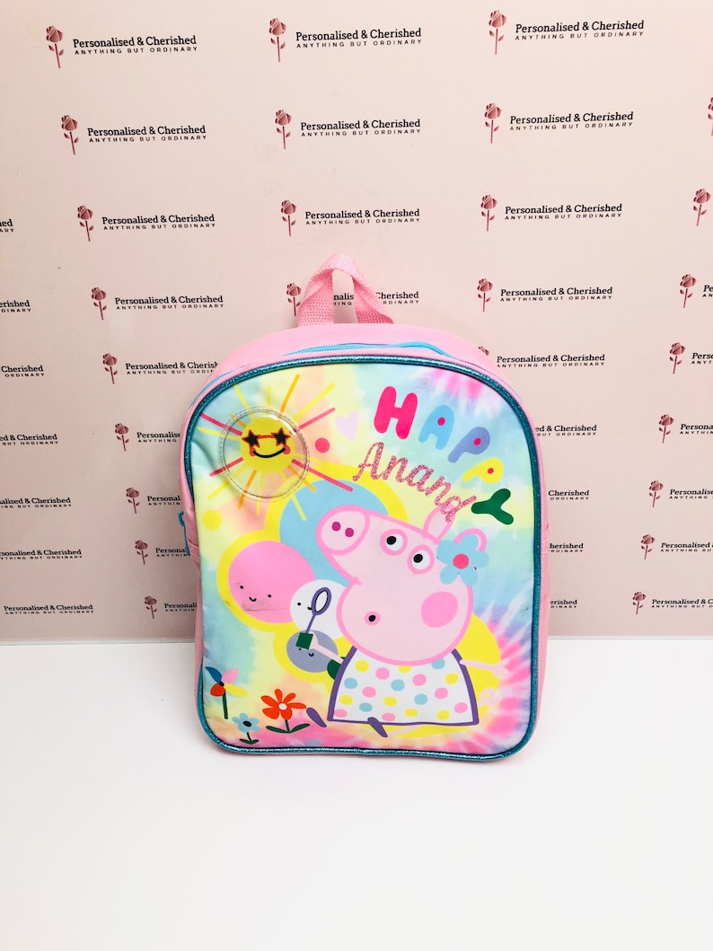 Peppa Pig,personalised Backpack,peppa Pig Toys,peppa Pig World, Peppa ...