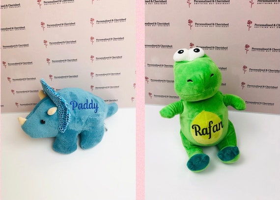 Dinosaur Personalised Teddy/ T. Rex Toygifts for - Etsy