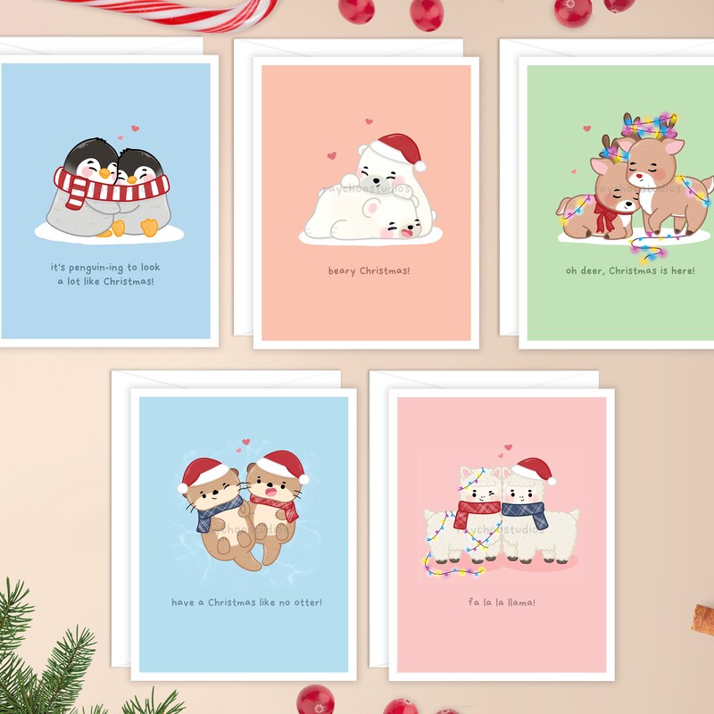 Christmas Card Set - Etsy
