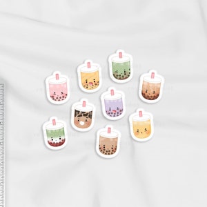 Boba Time Magnet Set | Cute Kawaii Kitchen Fridge Magnets, Boba Magnets ...