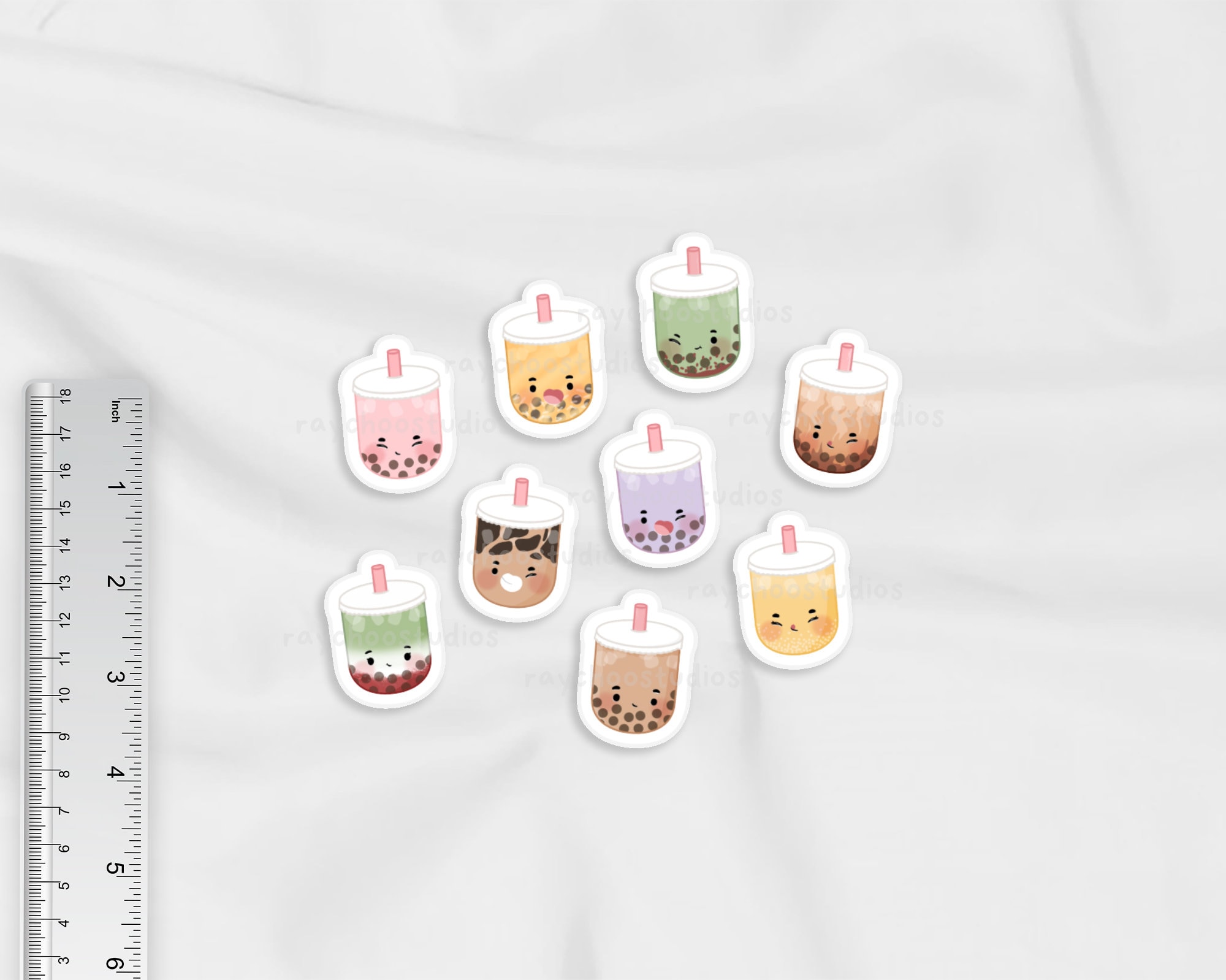 Boba Time Magnet Set Cute Kawaii Kitchen Fridge Magnets | Etsy