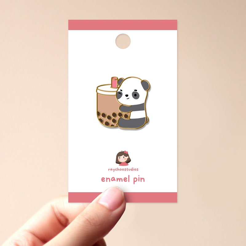 Panda Enamel Pin - Etsy