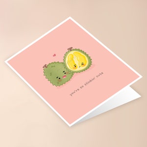 You're so Stinkin' Cute Greeting Card | Cute Asian Food, Kawaii Asian ...