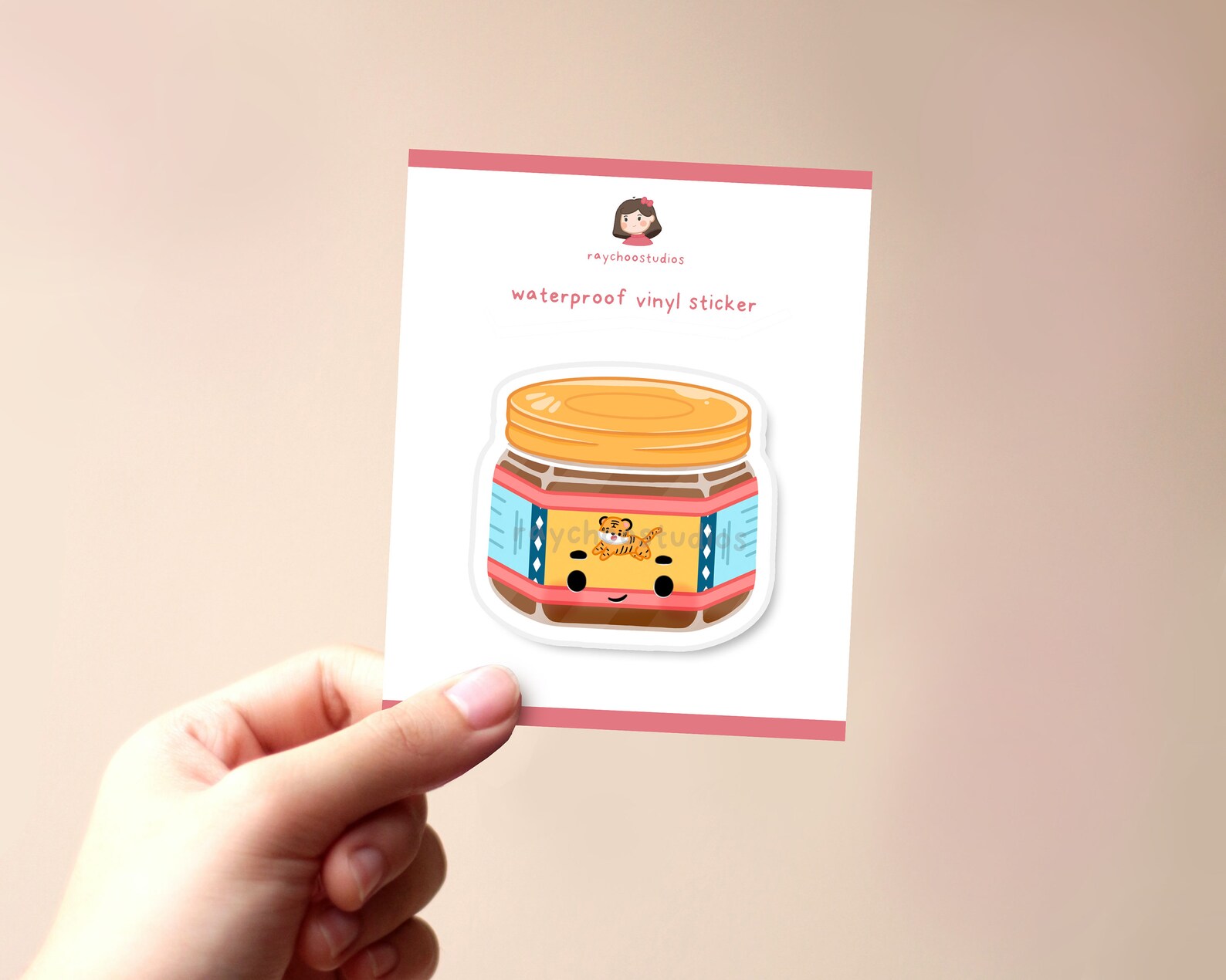 Tiger Balm Sticker | Cute Tiger Balm Sticker, Asian Sticker, Waterproof ...