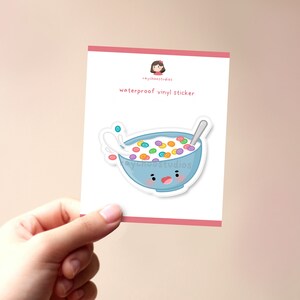 Cereal Sticker | Cartoon Sticker, Food Sticker, Breakfast Sticker ...
