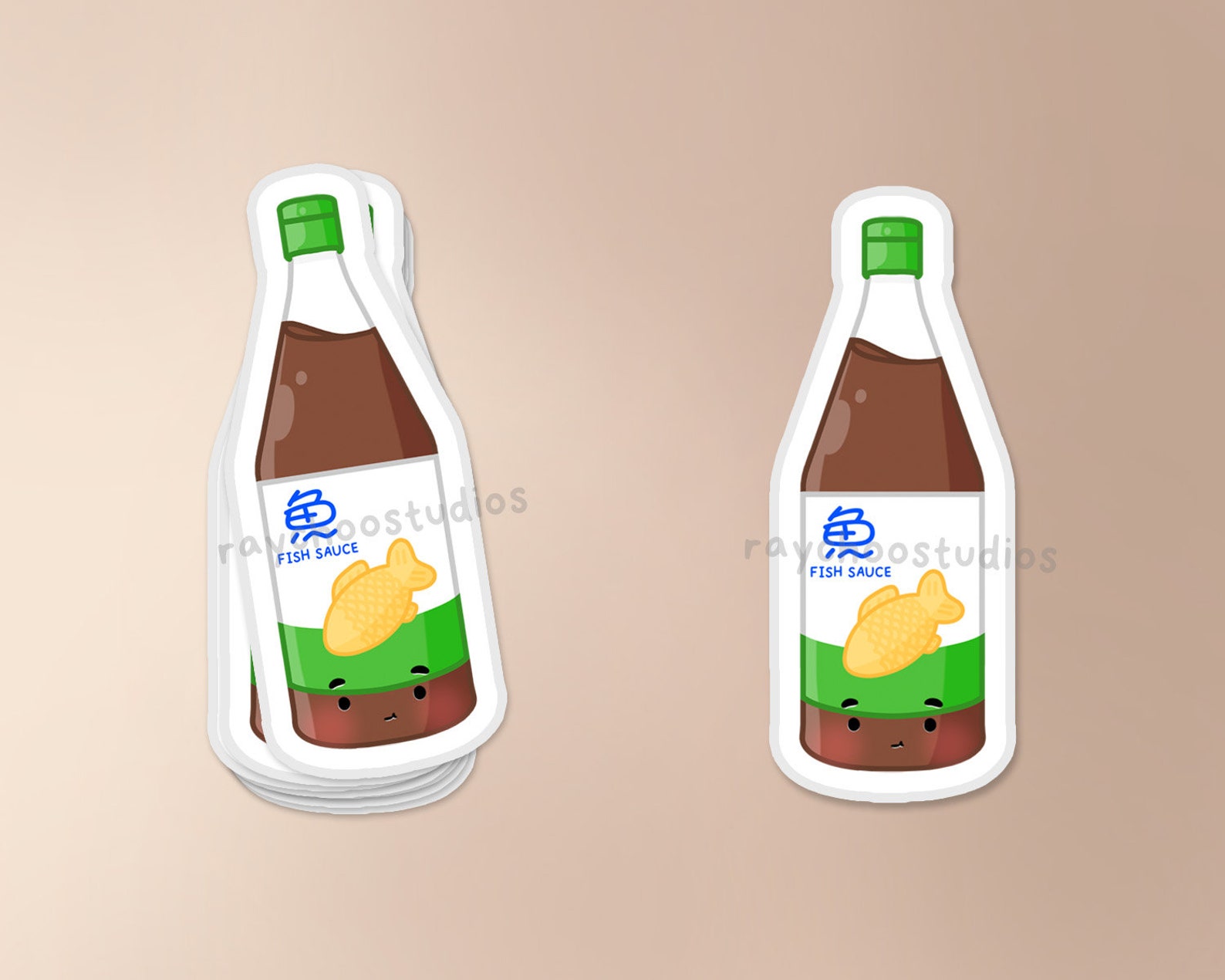 Fish Sauce Sticker | Sauce Sticker, Asian Food Sticker, Food Sticker ...