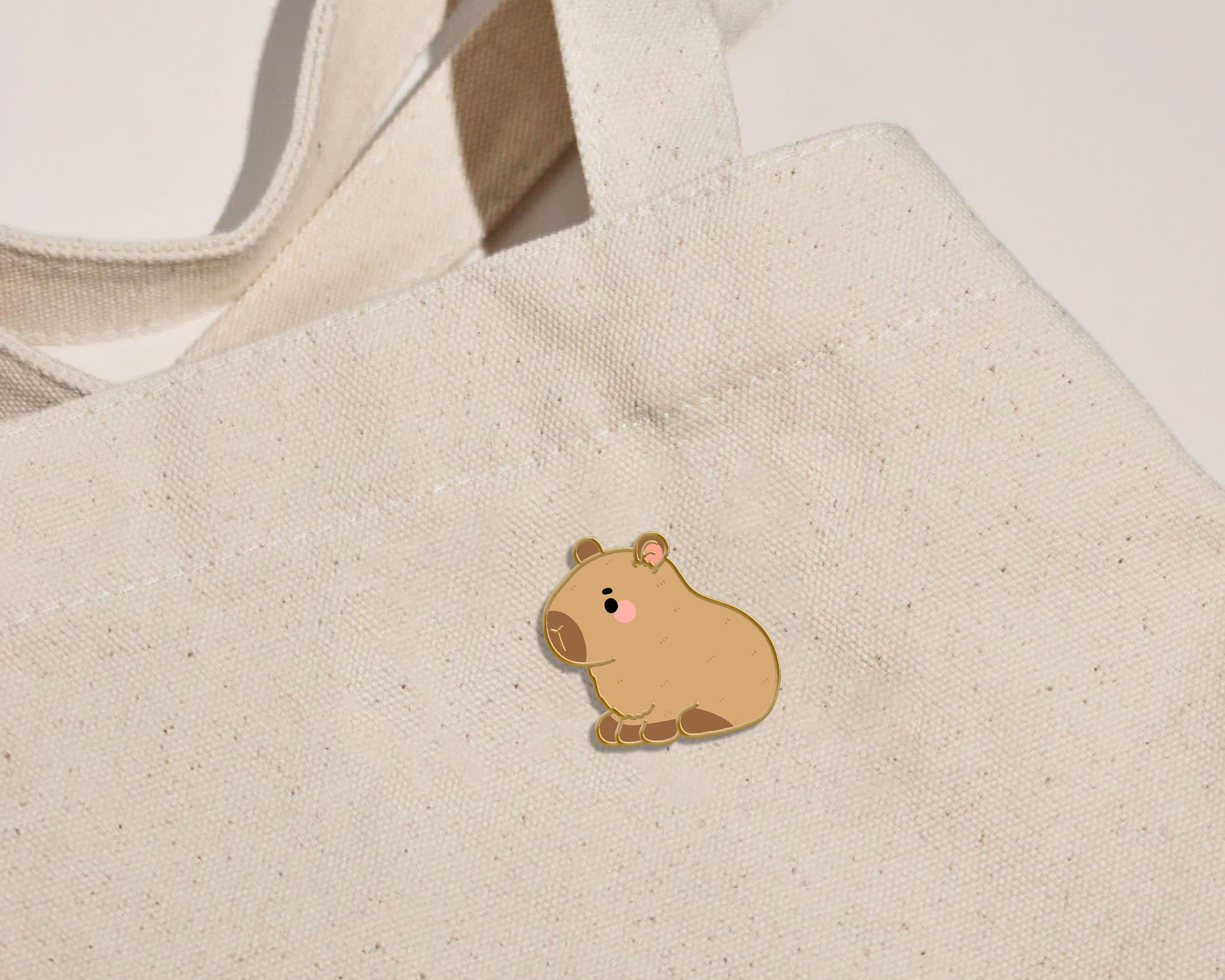 Capybara Enamel Pin | Capybara Pin, Capybara Lover Gift, Cute Capybara ...