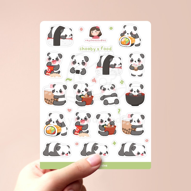 Panda Bear Stickers - Etsy