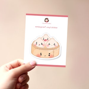 Xiao Long Bao Sticker | Asian Sticker, Asian Food Sticker, Bun Food ...