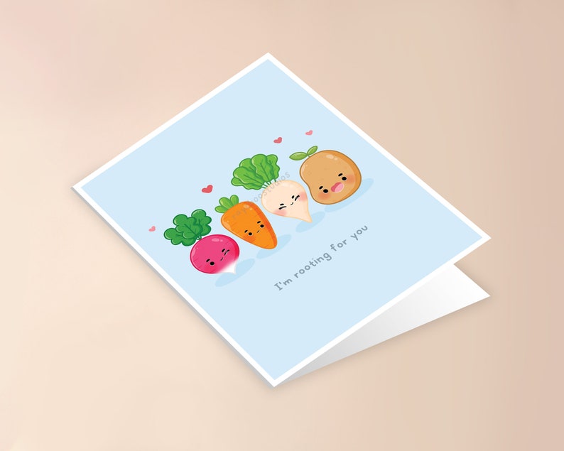 I'm Rooting for You Card | Cute Encouragement Card, Encouraging Card ...