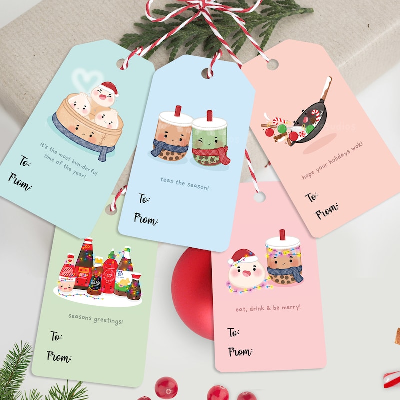 Xmas Tags - Etsy