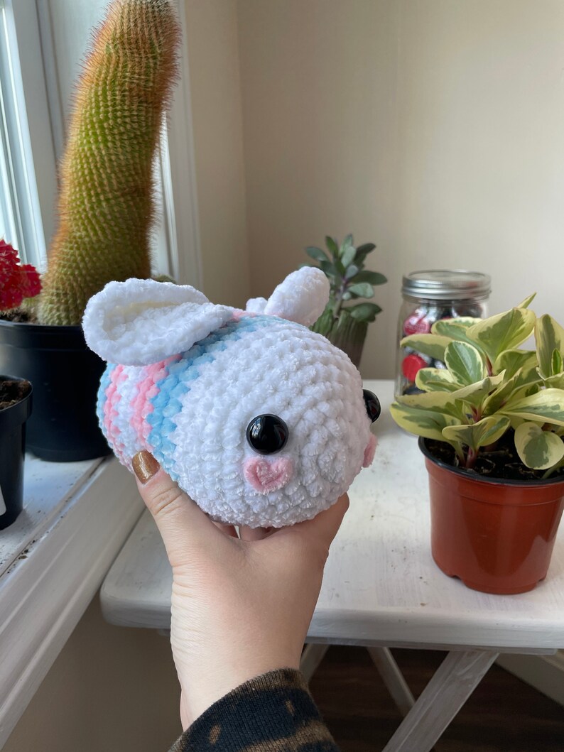 Amigurumi Crochet Trans Pride Bee Velvet Plush Amigurumi Bee - Etsy