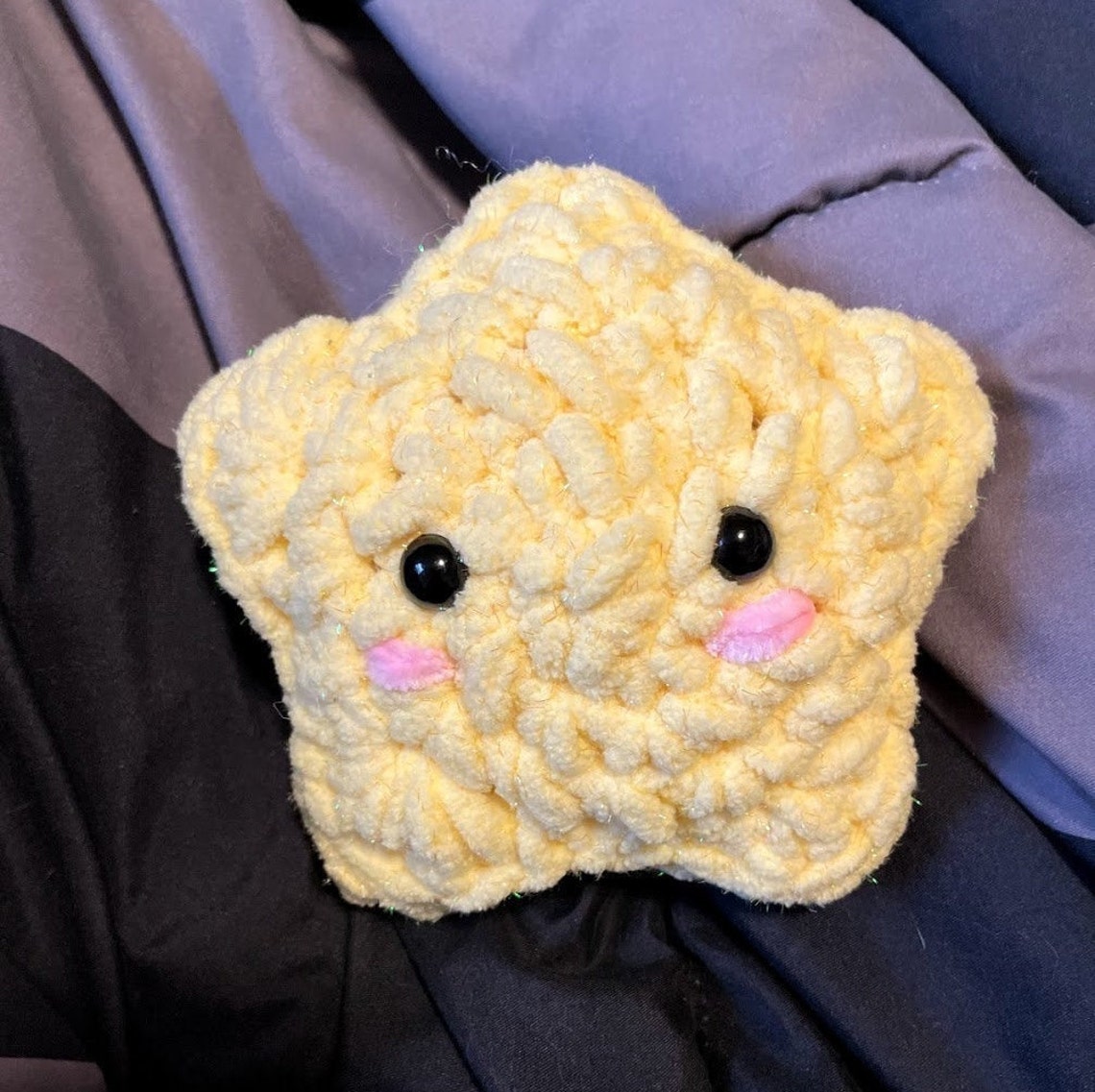 Amigurumi Crochet Sparkly Star Plush - Etsy