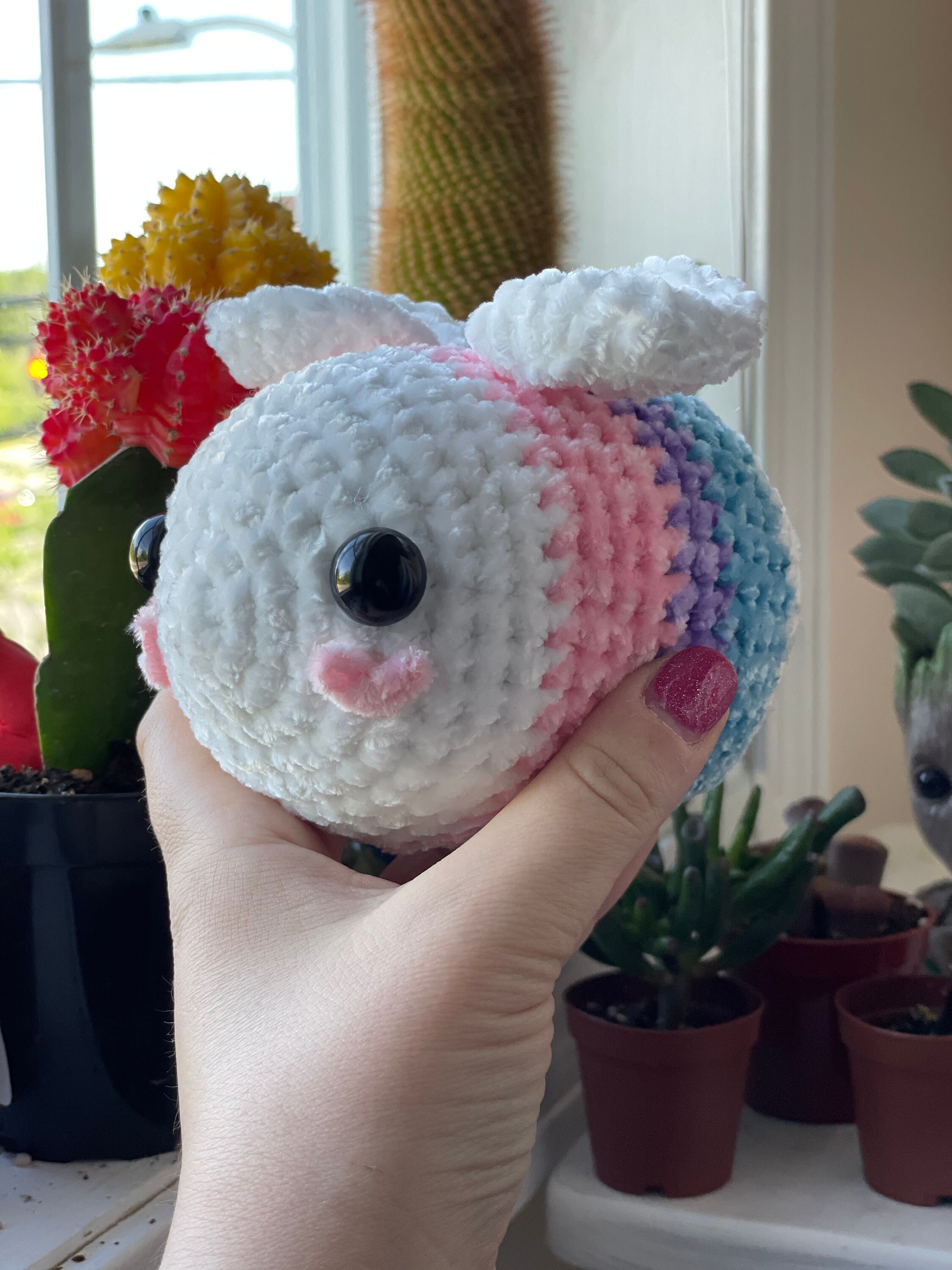 Amigurumi Crochet Bi Pride Bee Velvet Plush Amigurumi Bee | Etsy