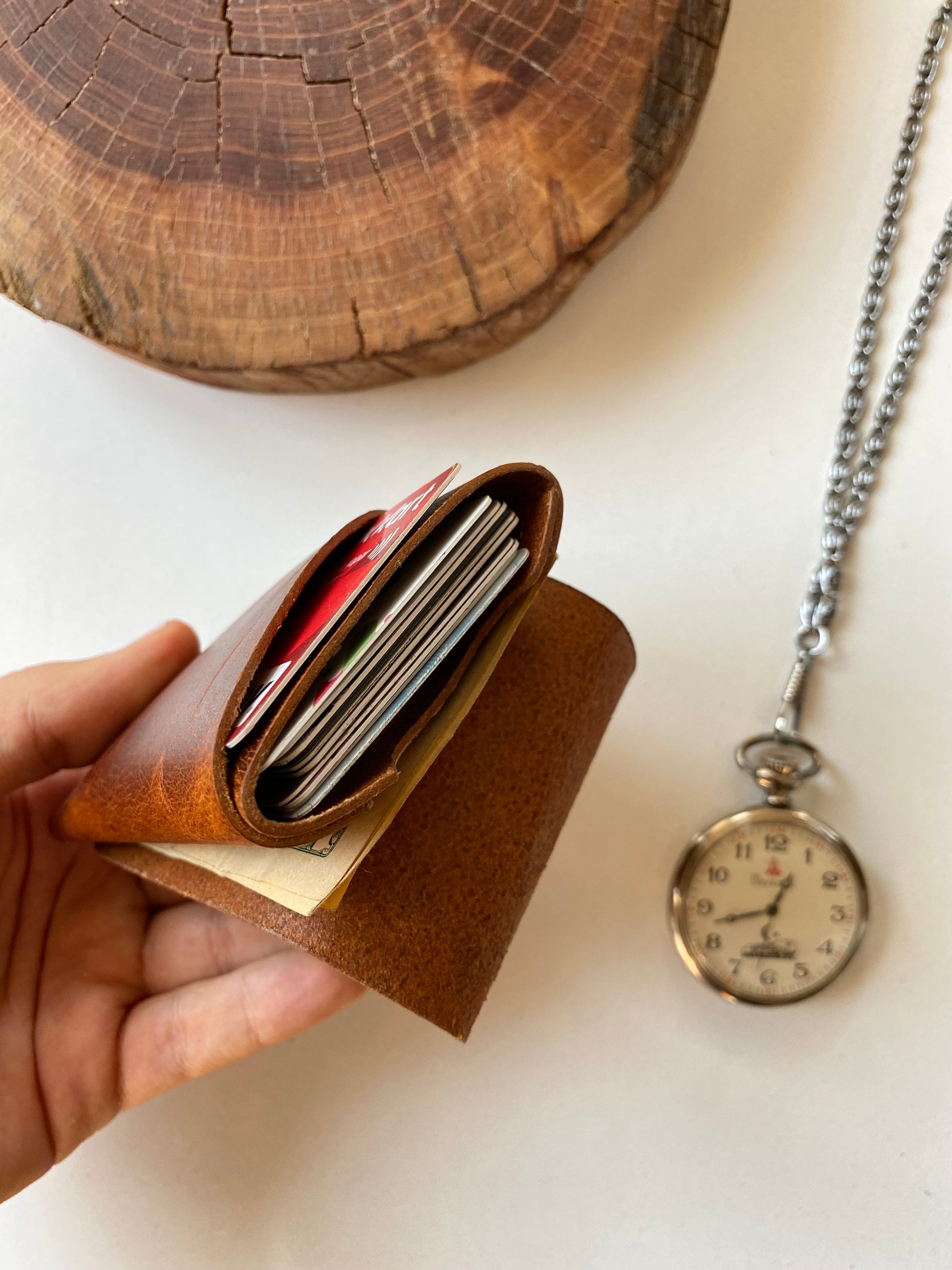 Minimalist Slim Wallet Card Holder PDF Pattern DIY Leather Wallet PDF ...