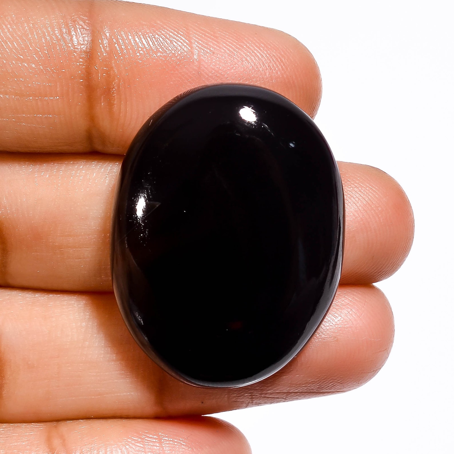 Schwarze Onyx Edelstein natürliche Edelstein schwarze Onyx | Etsy